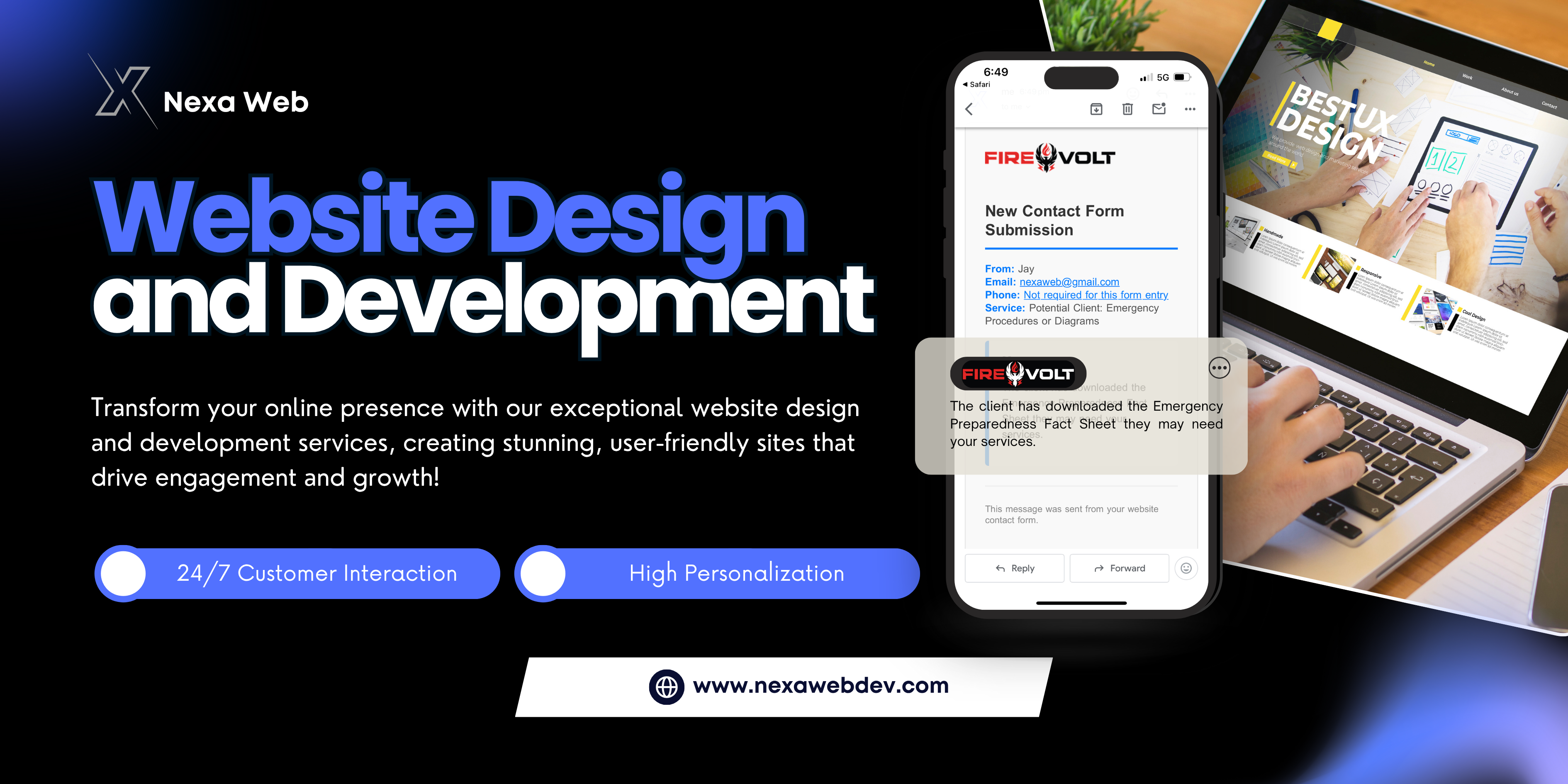Professional Website Development for Tradies | Nexa Web Development